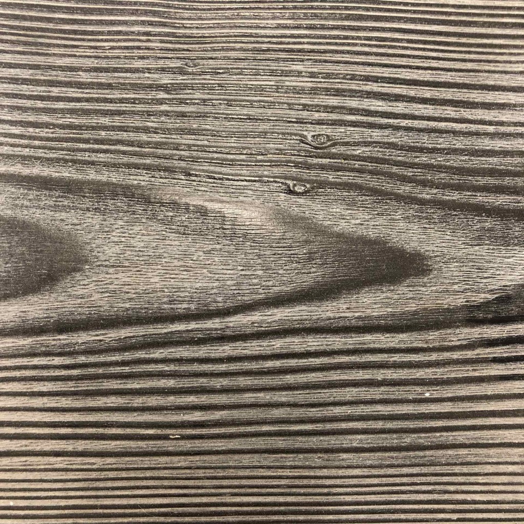 Black limed and textured cedar